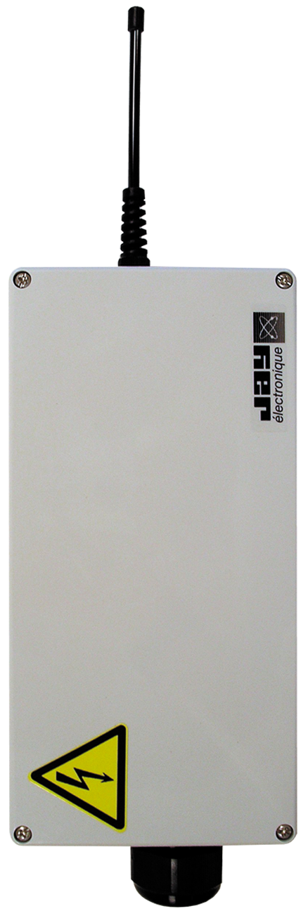 ORRA82L14 Industrieller Empfänger, 8+1 Kanal, 12-24VDC, IP65, Gehäuse ABS Jay Spälti AG