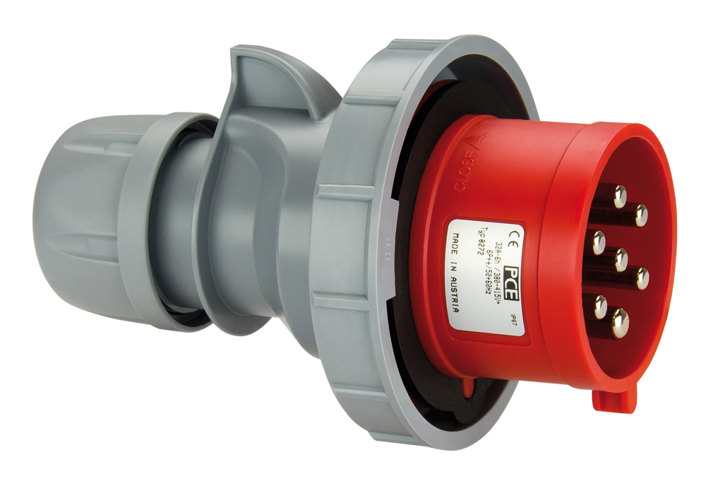 0272-9v Stecker 32A 7p 9h IP66/67 Shark PCE Spälti AG