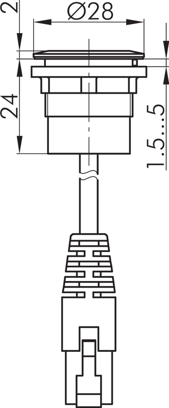 RRJVA_RJ45 Schlegel Einbaubuchse RJ45 Typ RRJVA_RJ45 Schlegel Spälti AG
